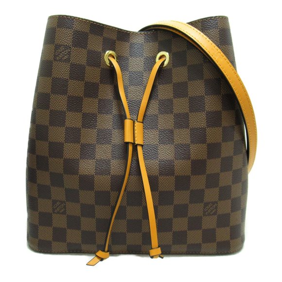 Louis Vuitton | Bags | Louis Vuitton Neo Noe Shoulder Bag Brown Ebene ...